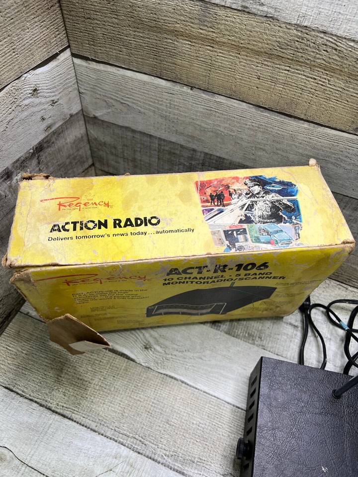 Vintage Regency ACT-R-106 Ten Channel Radio Scanner | eBay
