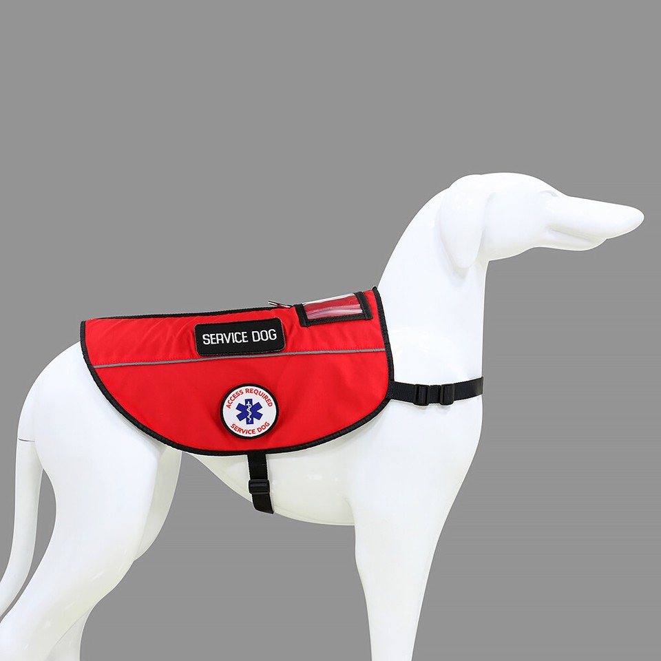 Service Dog Vest ESA Harness Emotional Support Animal Patches ALL ...