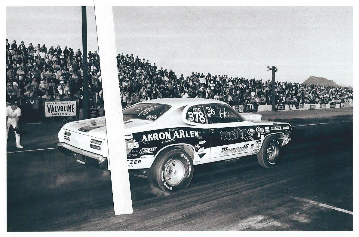1970s NHRA Drag Racing-"AKRON ARLEN" VANKE's-1970 Plymouth Hemi Duster ...