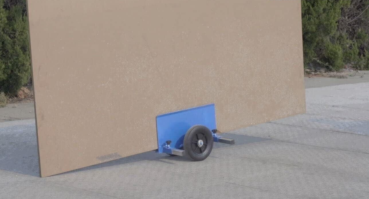 Heavy Duty Panel Dolly Drywall Mover Cart w Wheel for Plywood Door ...