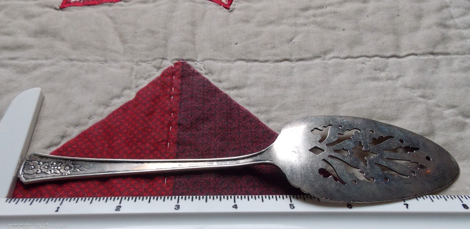 Oneida Silver Plate Pie / Cake Server - FORTUNE - Tudor Plate - 1939 | eBay