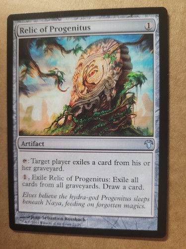Relic of Progenitus 21/26 Uncommon Artifact Modern Event Deck Magic MTG ...