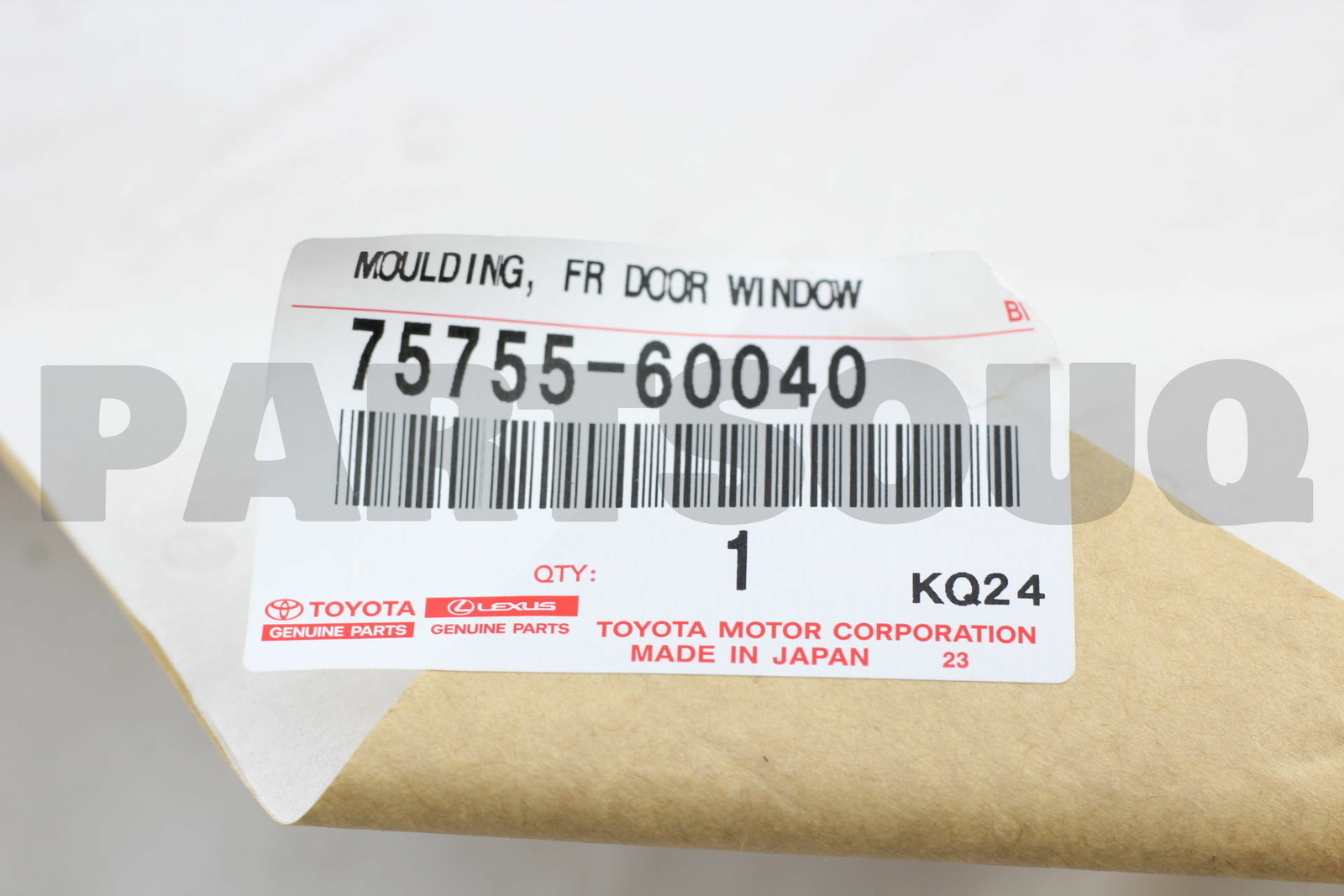 Easy Return Genuine Toyota 75755-02040 Window Frame Molding ...