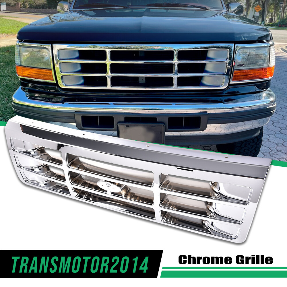 1996 Ford F 250 Grille Chrome Inserts BILLET GRILLE GRILL 92~97 FORD