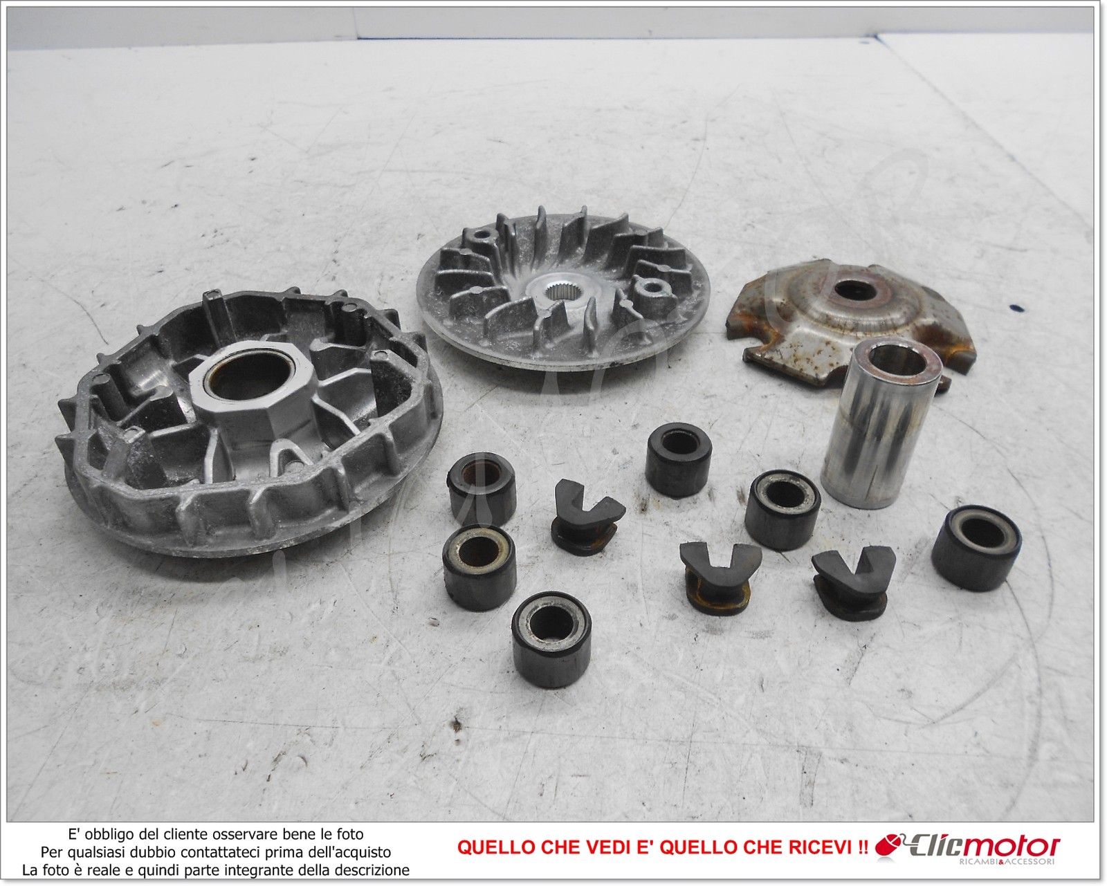 Variomatic Complete Variator Original for Honda Pcx 125 Year 2009-2013 ...