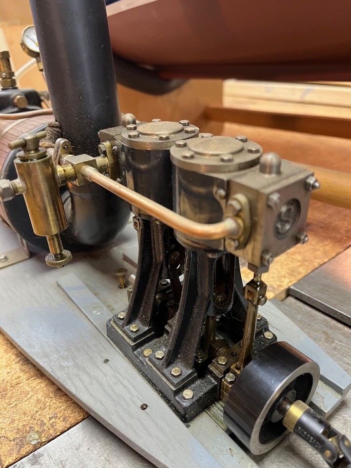 Working Diana RC Model Steam Launch w/Stuart D10 Steam Engine, 50" Long ...