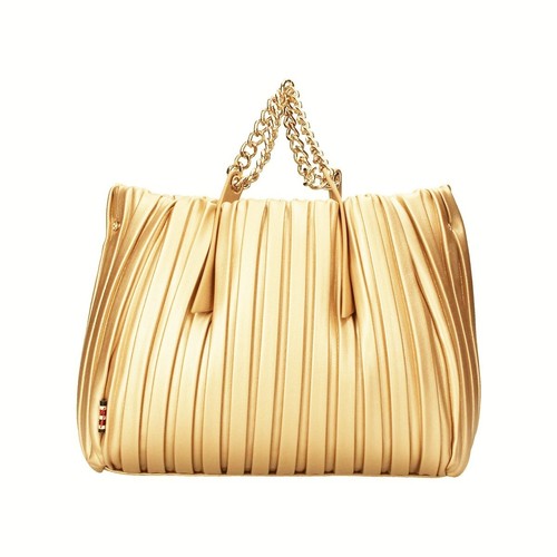 Bag ribs chain MANILA GRACE women tote medium S3/A/B201EU gold ma036 | eBay