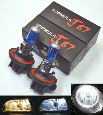 Halogen 9008 H13 100/90W 5000K White Two Bulbs Head Light High Watt ...