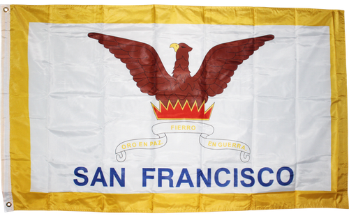 3x5 City of San Francisco California Flag 3'x5' Banner Brass Grommets ...