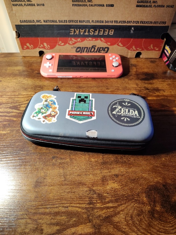 Nintendo Switch Lite Handheld Game Console Game And Case No Charger ...
