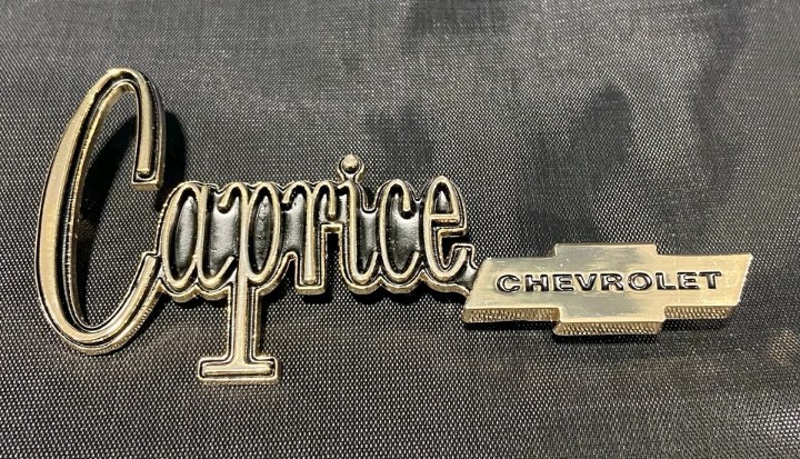 1972-76 Caprice Classic Trunk Emblem GM 9882650 GOLD CUSTOM DONE 10 | eBay