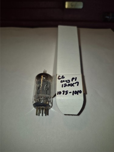 1 strong general electric long grey plate 12AX7 tube #GM72 | eBay