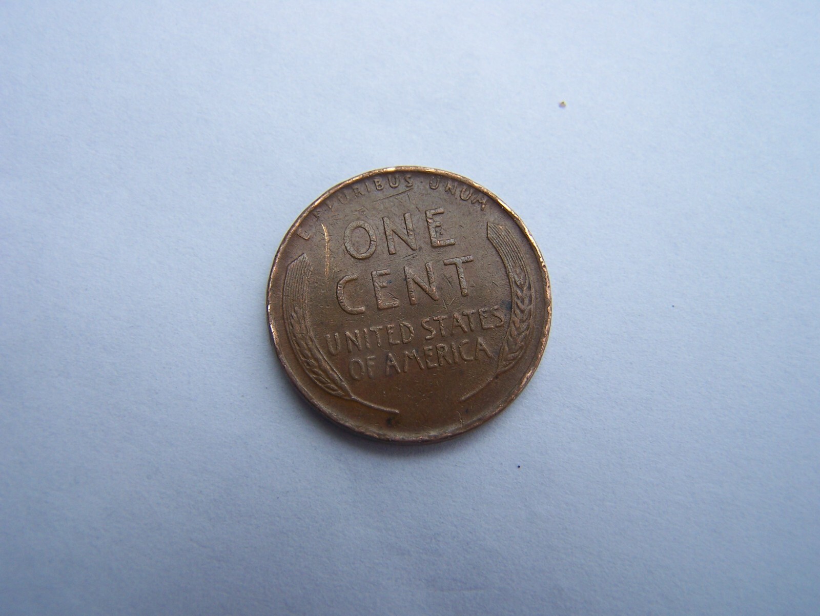 1944 RARE WHEAT PENNY NO MINT MARK L RIM ERROR WWII PENNY ONE CENT COIN ...