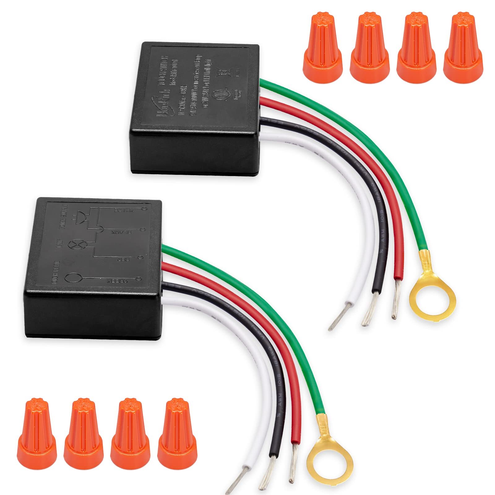 2x Kit de reemplazo de lámpara táctil con atenuador y sensor táctil de ...