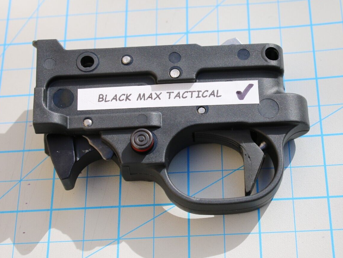Ruger 10/22 Trigger Assembly by Hornet Custom Black Max TACTICAL GROUP ...