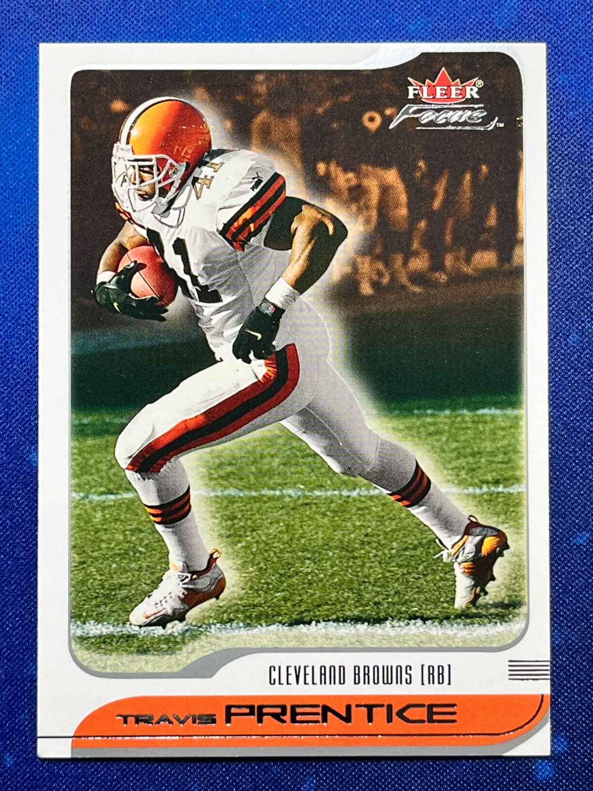 2001 Fleer Focus Football #28 Travis Prentice Cleveland Browns | eBay