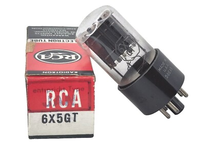 RCA 6X5GT Duo Diode Audio Vacuum Tubes | eBay