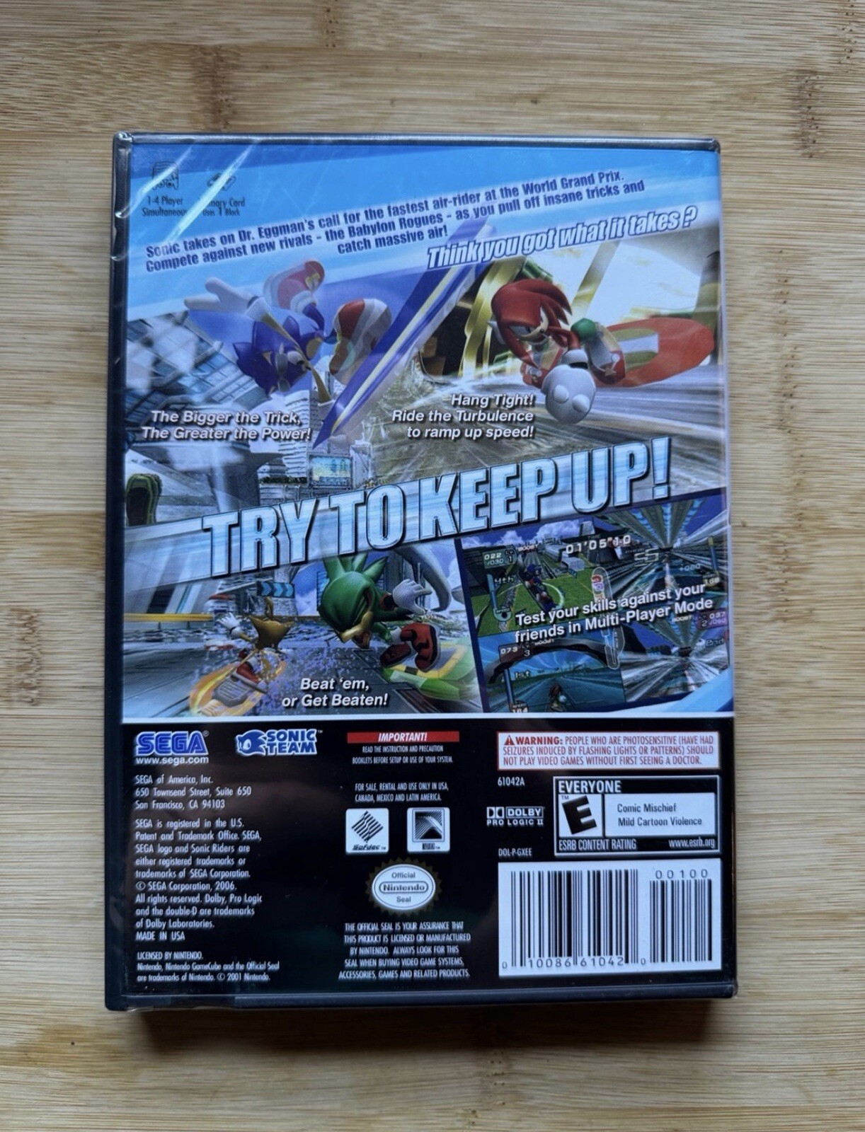 Sonic Riders GameCube Black Label Factory Sealed | eBay