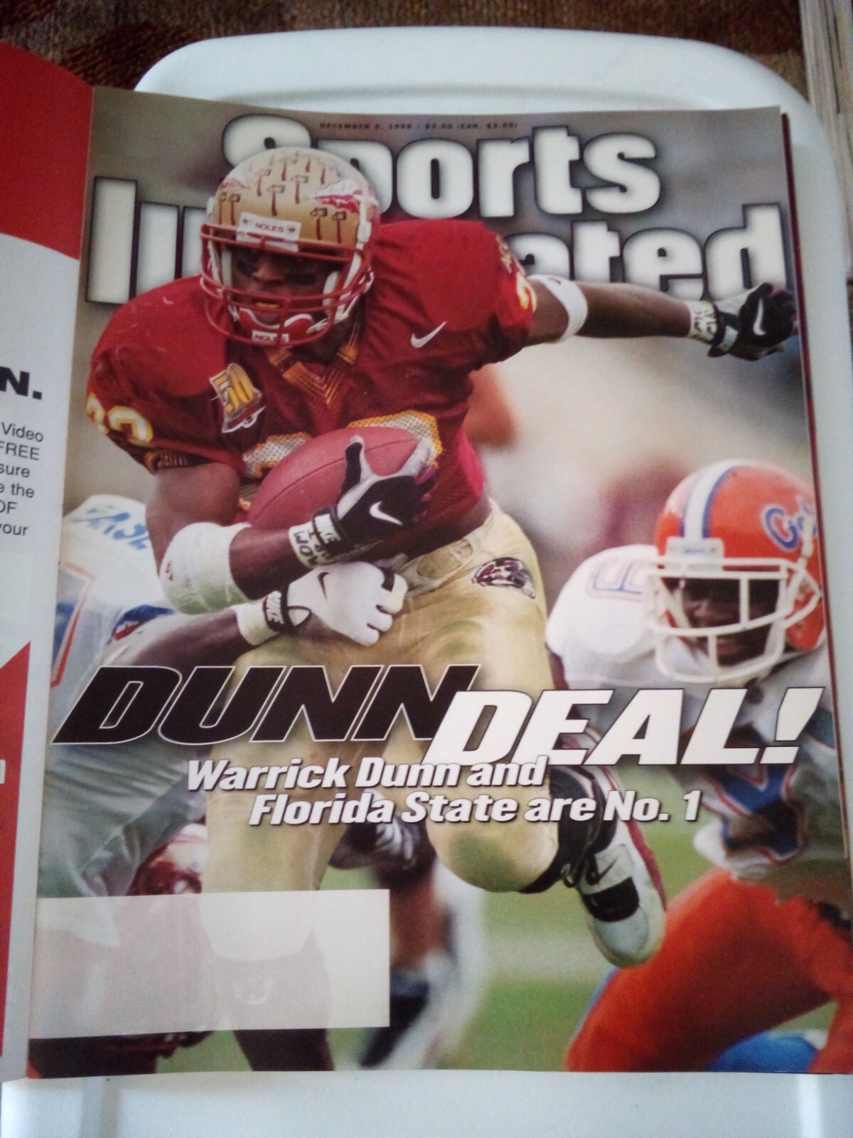 Sports Illustrated Magazine 1996 DEC 9 DUNN DEAL WARRICK & FSU NO 1 | eBay