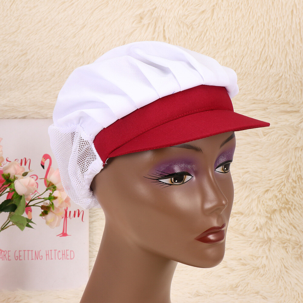 food service hair net Catering Hair Hat Cooking Hat for Chef Scrub Cap ...