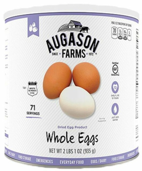 Augason Farms Dried Whole Egg Product - 1oz for sale online | eBay