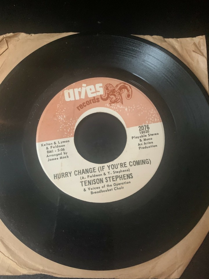 45 Tenison Stephens Baby I'm A Fool For You Hurry Change ARIES VG | eBay