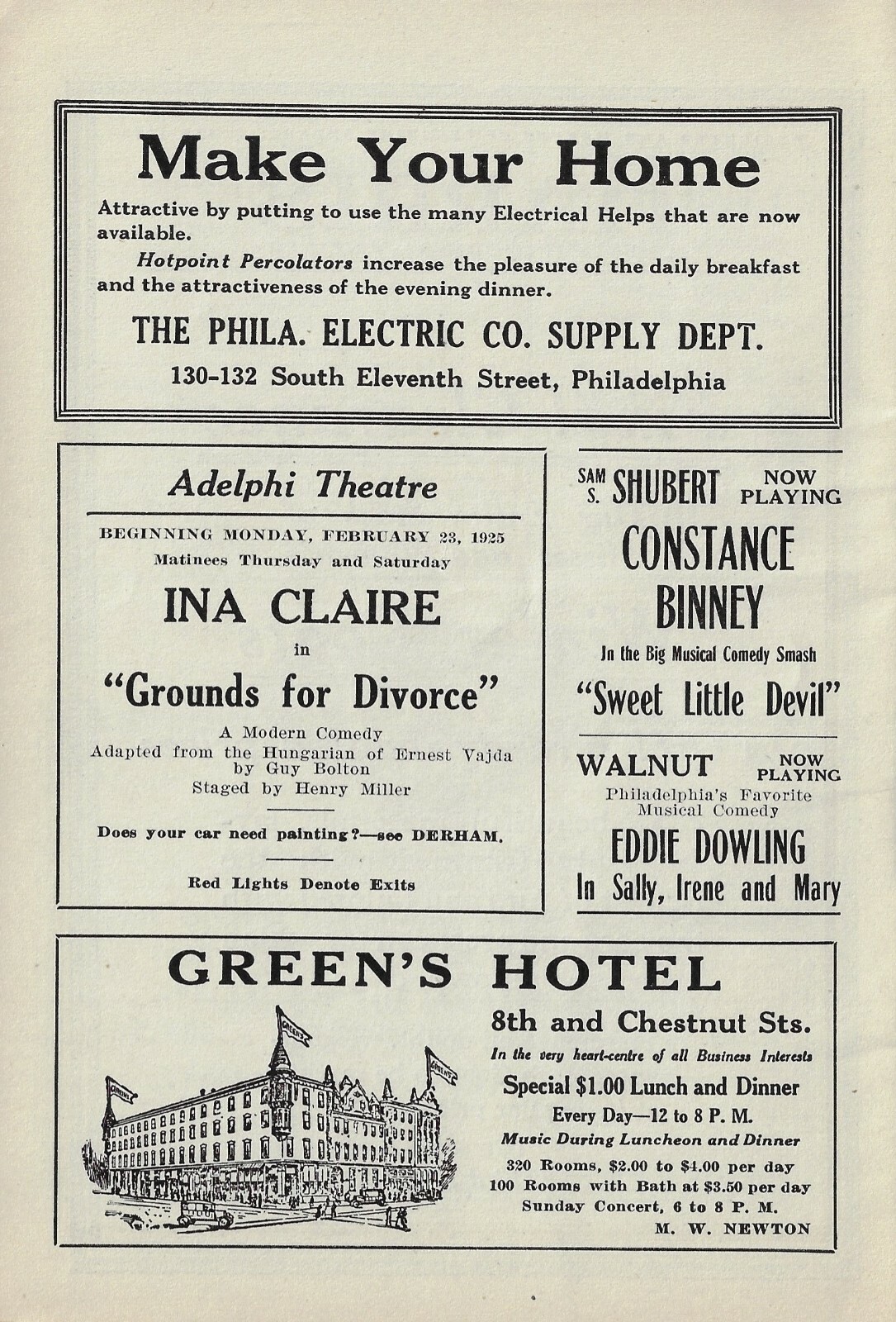 Florence Mills "DIXIE TO BROADWAY" Lew Leslie / Ina Claire 1925 Theatre ...