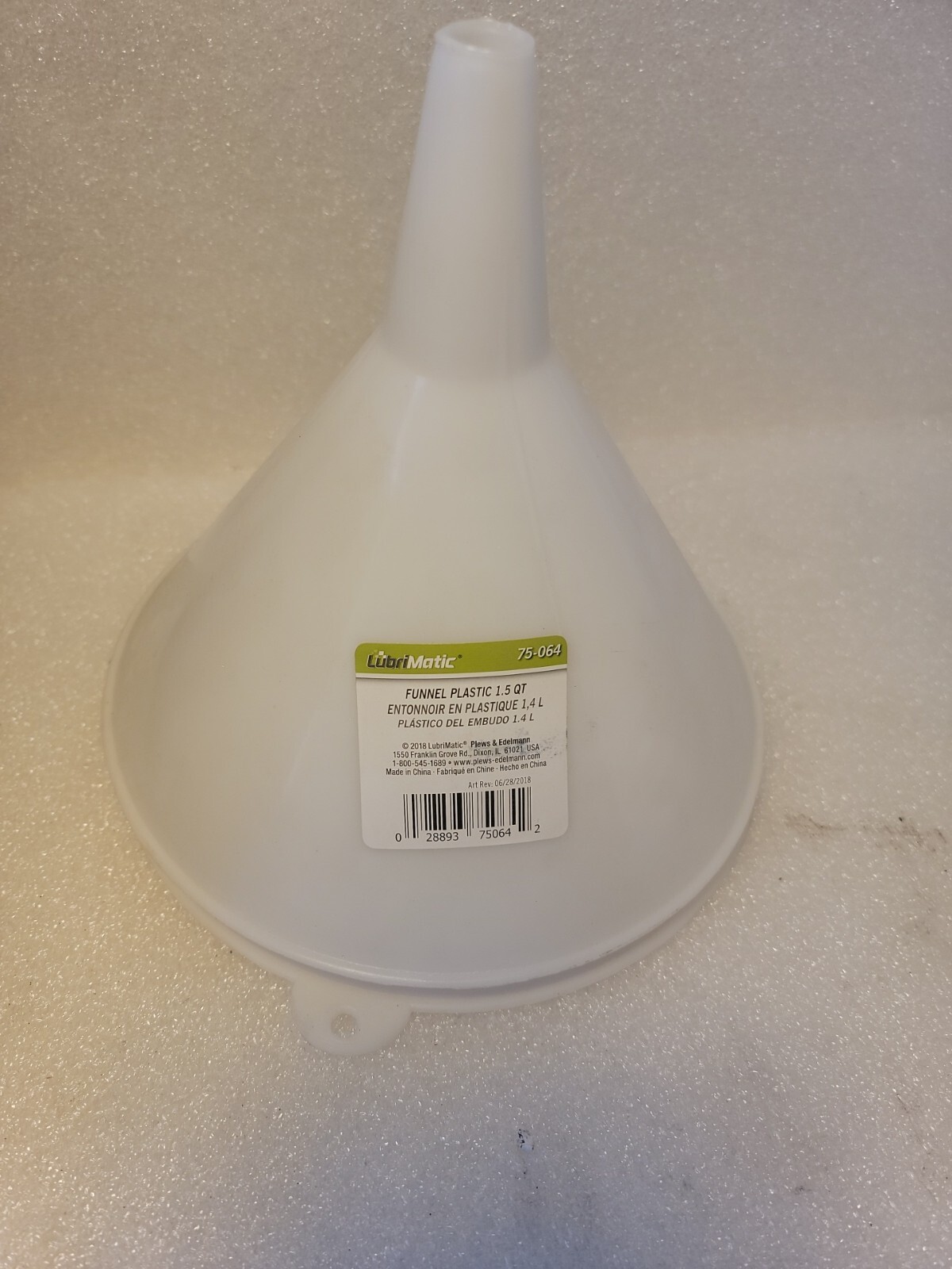Plews-LubriMatic 75-064 1.5 QT Plastic Funnel Lot of 2 28893750642| eBay