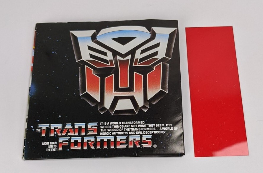 1985 Hasbro Transformers Catalog Insert Booklet Manual Packet Group #3 ...