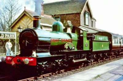 PHOTO 1973 GWR LOCO NO 3217 EARL OF BERKLEY AT SHEFFIELD PARK RAILWAY ...