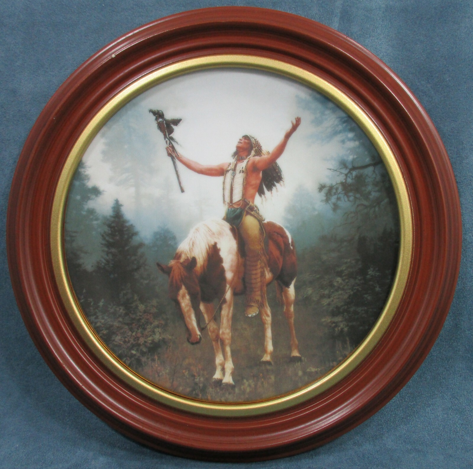 Mystic Warrior Hamilton Collector Plate “Deliverance” By Chuck Ren In ...