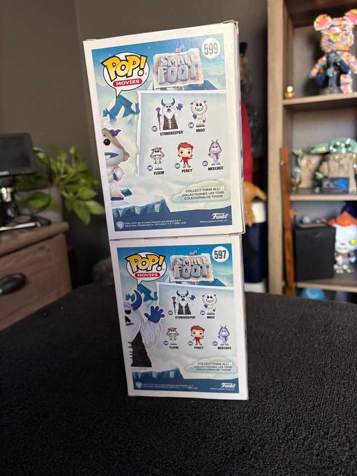 Small Foot Funko Pop Lot of 2 ( Fleem # 599 and Stonekeeper # 597 ) NEW ...