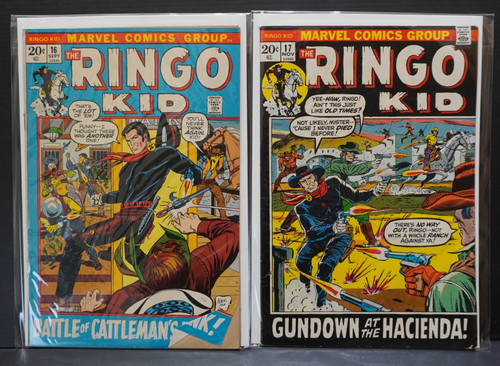 Ringo Kid Lot # 16 and # 17 Bronze Age Marvel Western Comics 1972 | eBay