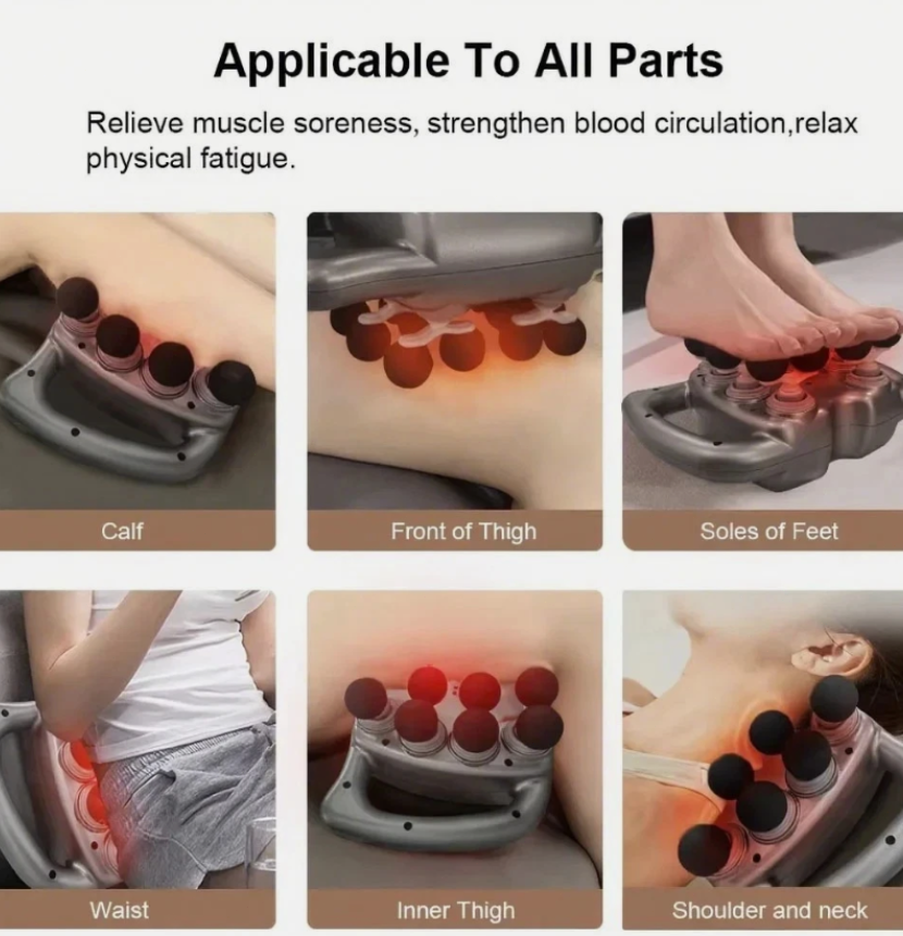 PRO Deep Tissue Massage Gun 16-Head Deep Percussion Muscle | eBay