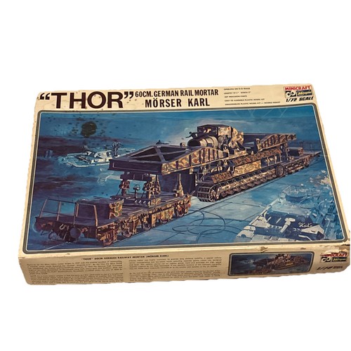 Hasegawa Minicraft THOR 60CM German Rail Mortar Morser Karl 1:72 WWII ...