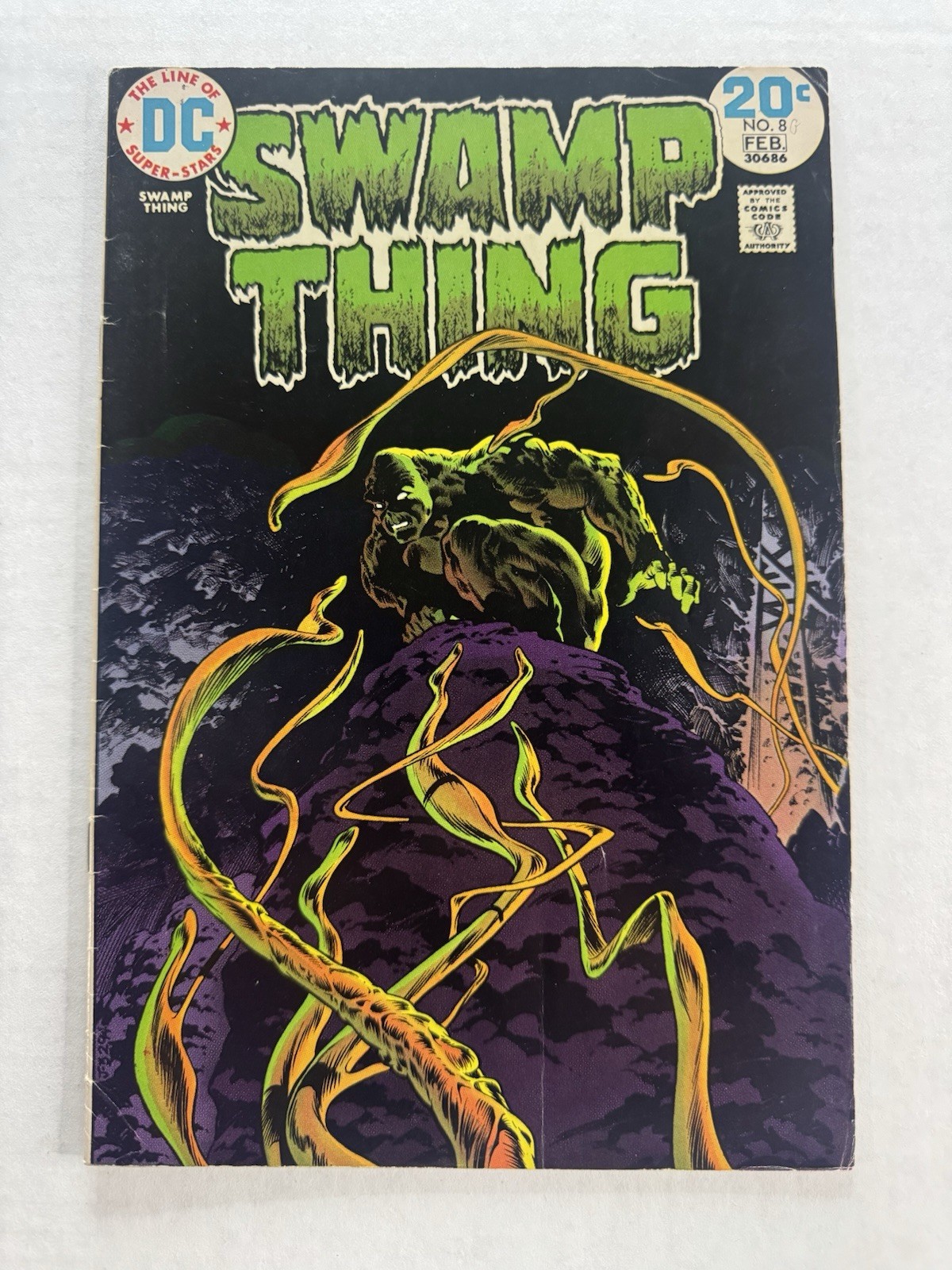 Swamp Thing #8 1974 1st Print DC Comics Bronze Horror Bernie Wrightson ...