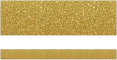 Teacher Created Resources Gold Shimmer Straight Border Trim (5627) | eBay