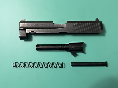 USED OEM SIG SAUER P225 COMPLETE BLACK SLIDE BARREL GUIDE ROD 9MM P6 ...