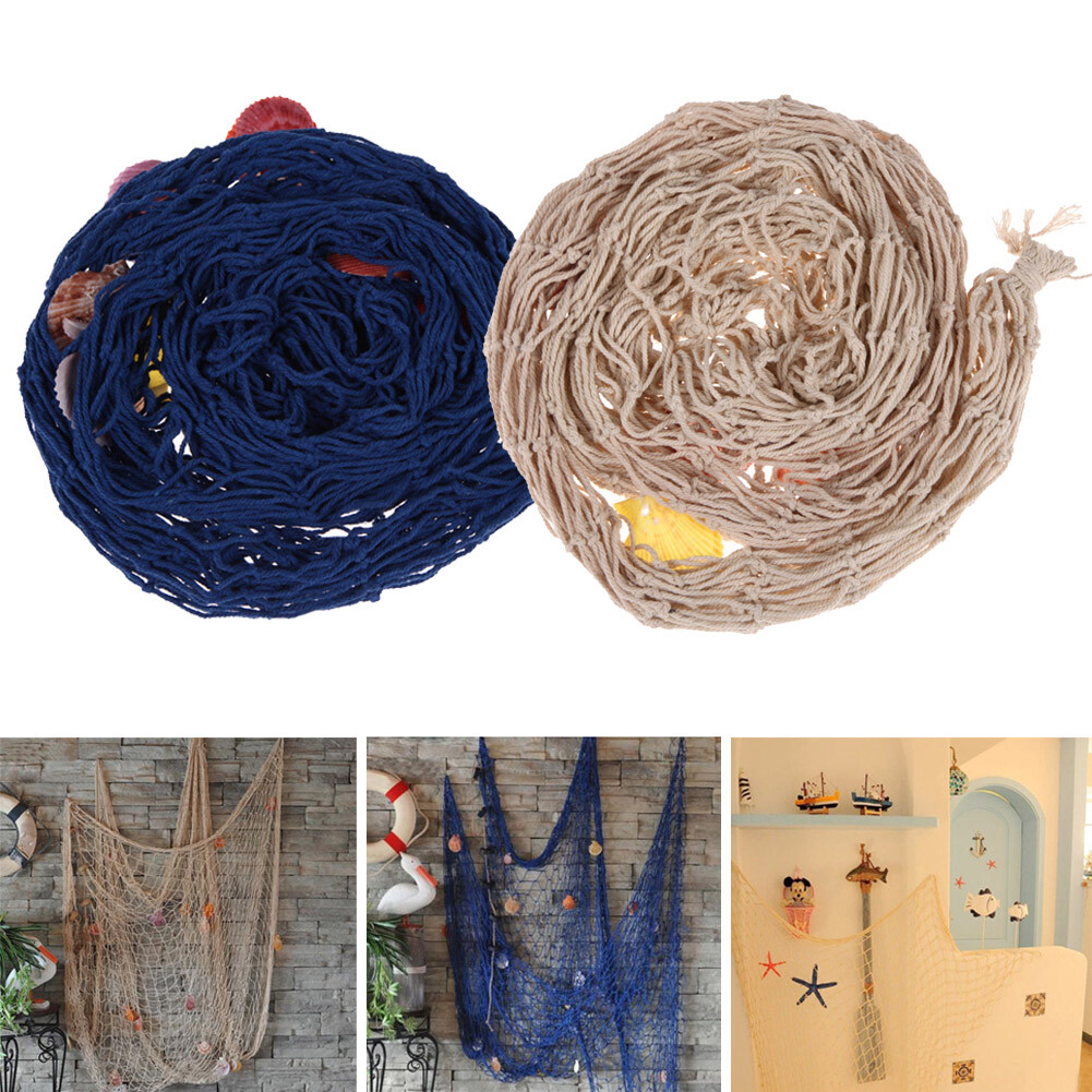 Fishing Net Art Crafts Sea Nautical Net Wall Hangings Background Home ...