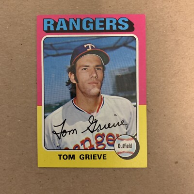 1975 Topps Tom Grieve # 234 Texas Rangers Baseball Card | eBay