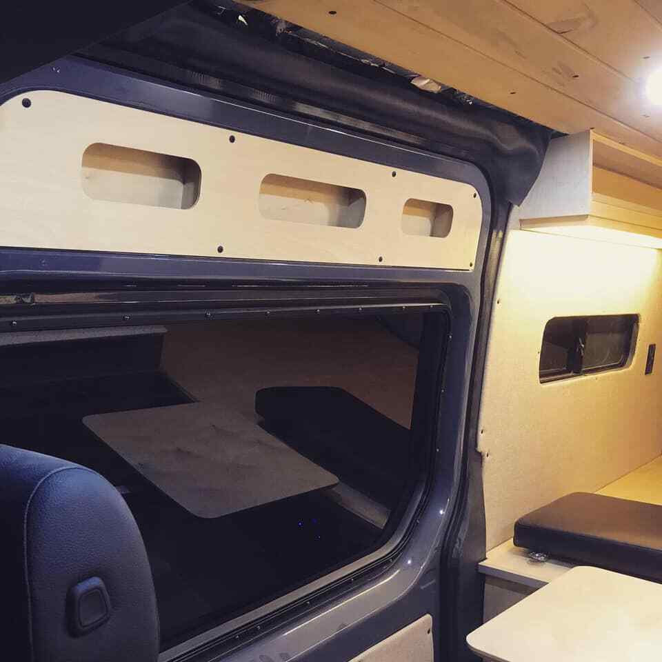 Sprinter Van slider door cubby shelf storage | eBay