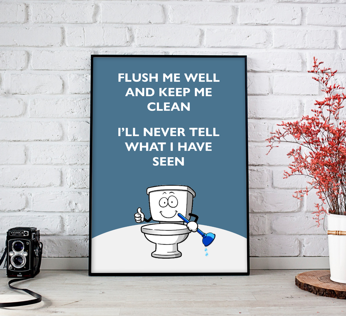 Clean Toilet Posters Liquipak Liqui Bloo | Blue Toilet Chemical For