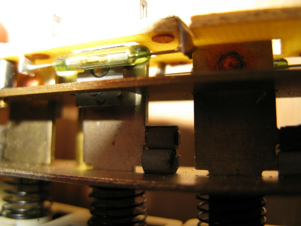 NOS new mechanical keyboard reed switch linear amiga spectrum atari c64 ...