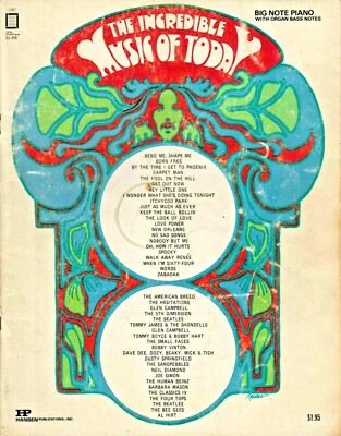 Incredible Music For Today 22 songs songbook piano sheet music | eBay
