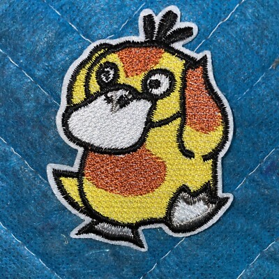 Psyduck embroidered Iron on patch | eBay