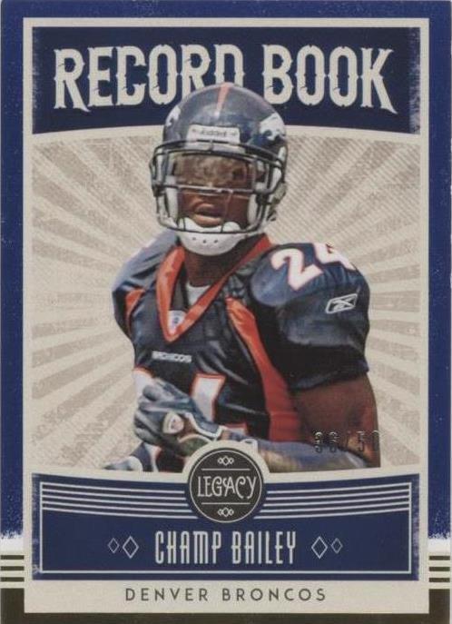 2020 Panini Legacy - Record Book Champ Bailey #RB-CB Blue /50 for sale ...