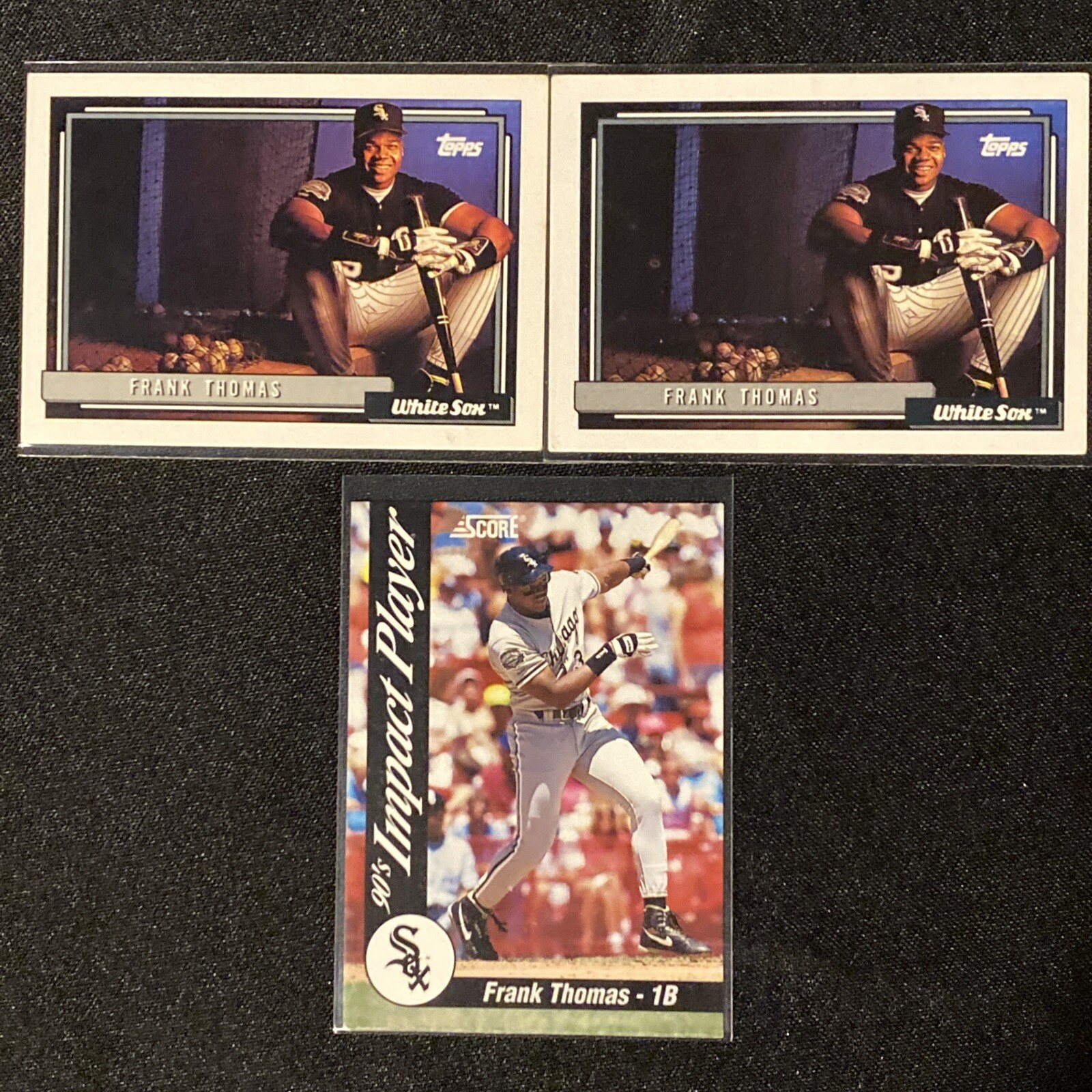 1992 Topps Frank Thomas #555 (2) HOF Chicago White Sox - +1 ‘92 Score ...
