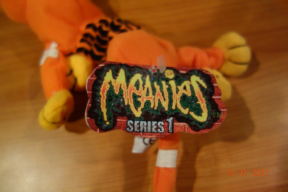 Meanies Series 1 "SPLAT" The Road Kill Cat Bean Bag Mint 1997 | eBay