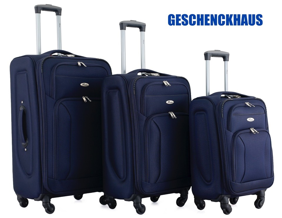 Koffer Stoff Stoffkoffer Trolleys Kofferset Reisekoffer Weichschalen M ...