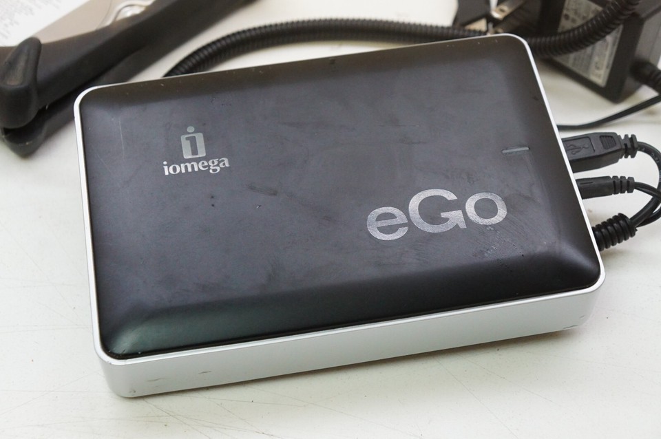 Iomega eGo RDHD-U2 1 TB Portable External Hard Drive Black + Extra ...